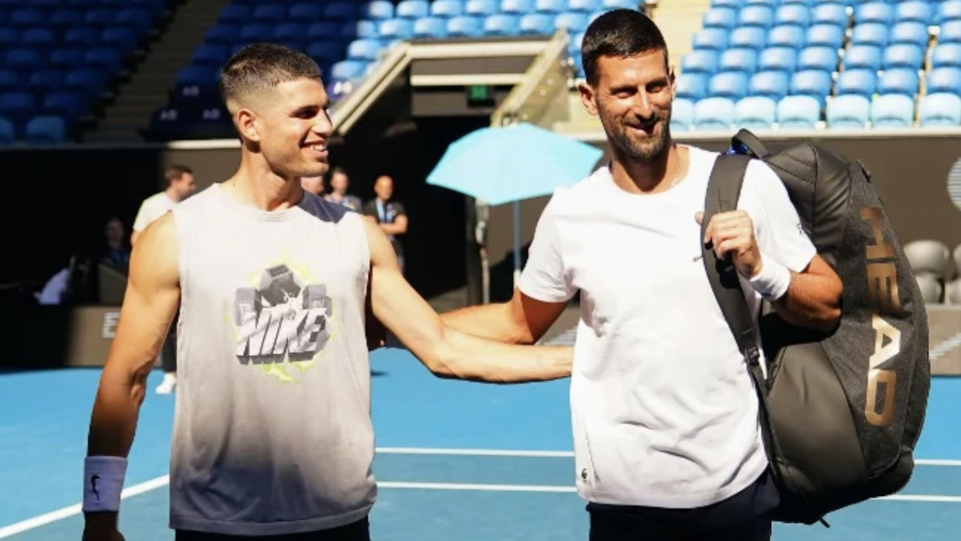 Bestätigt: Carlos Alcaraz und Novak Djokovic treffen im Viertelfinale der Australian Open ...