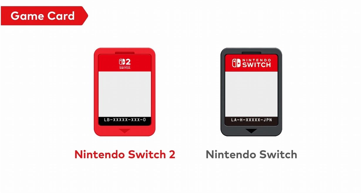 Die neuen Switch 2-Cartridges werden viel schneller, mit mehr Speicherplatz und optisch anders ...