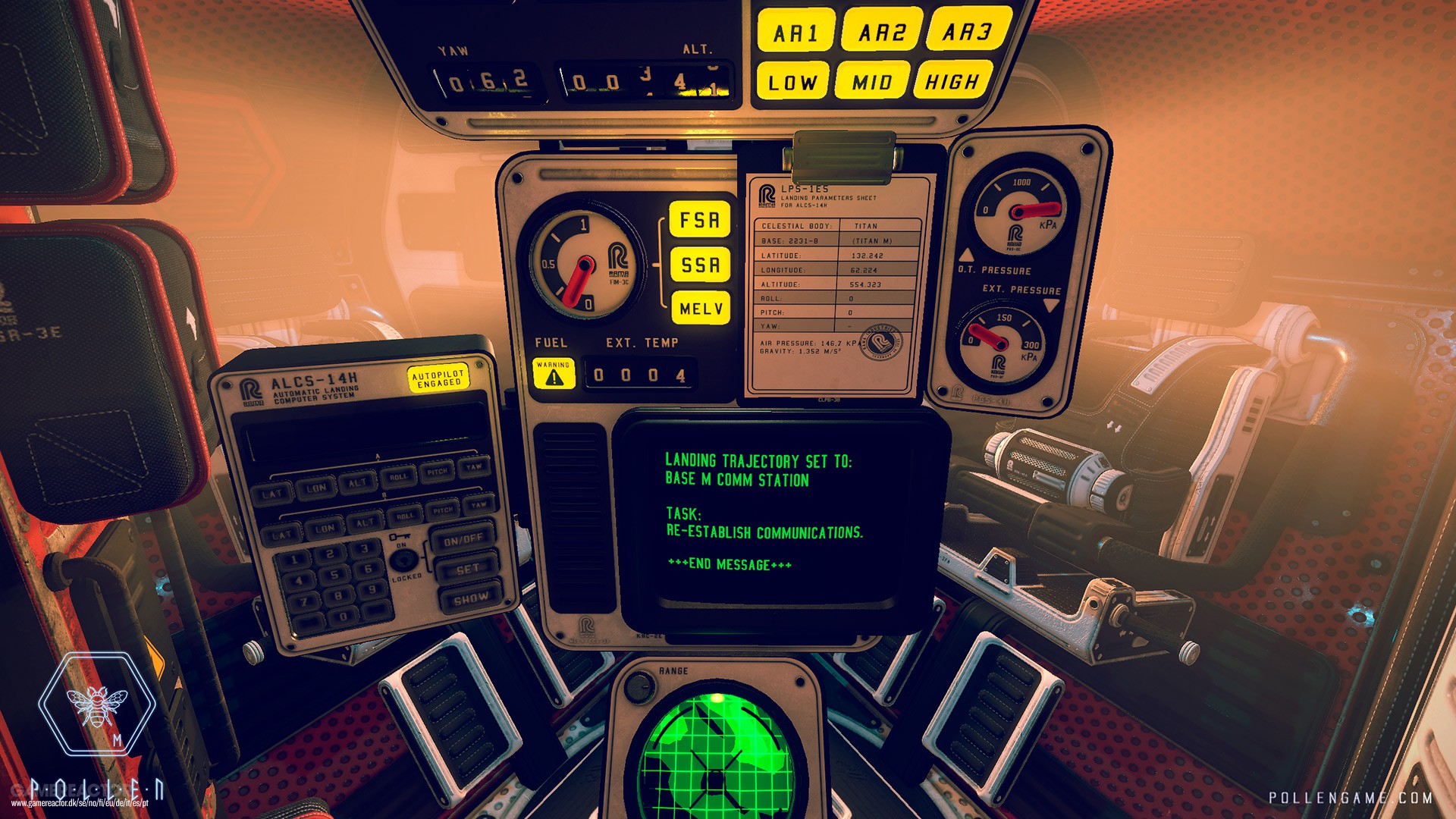 Zwei Stunden Gameplay aus Pollen in Livestream-Wiederholung