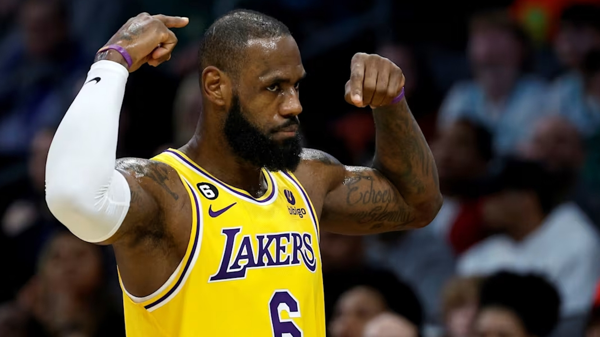 LeBron James ist der zweite 40+ jährige Spieler, der jemals ein Triple ...
