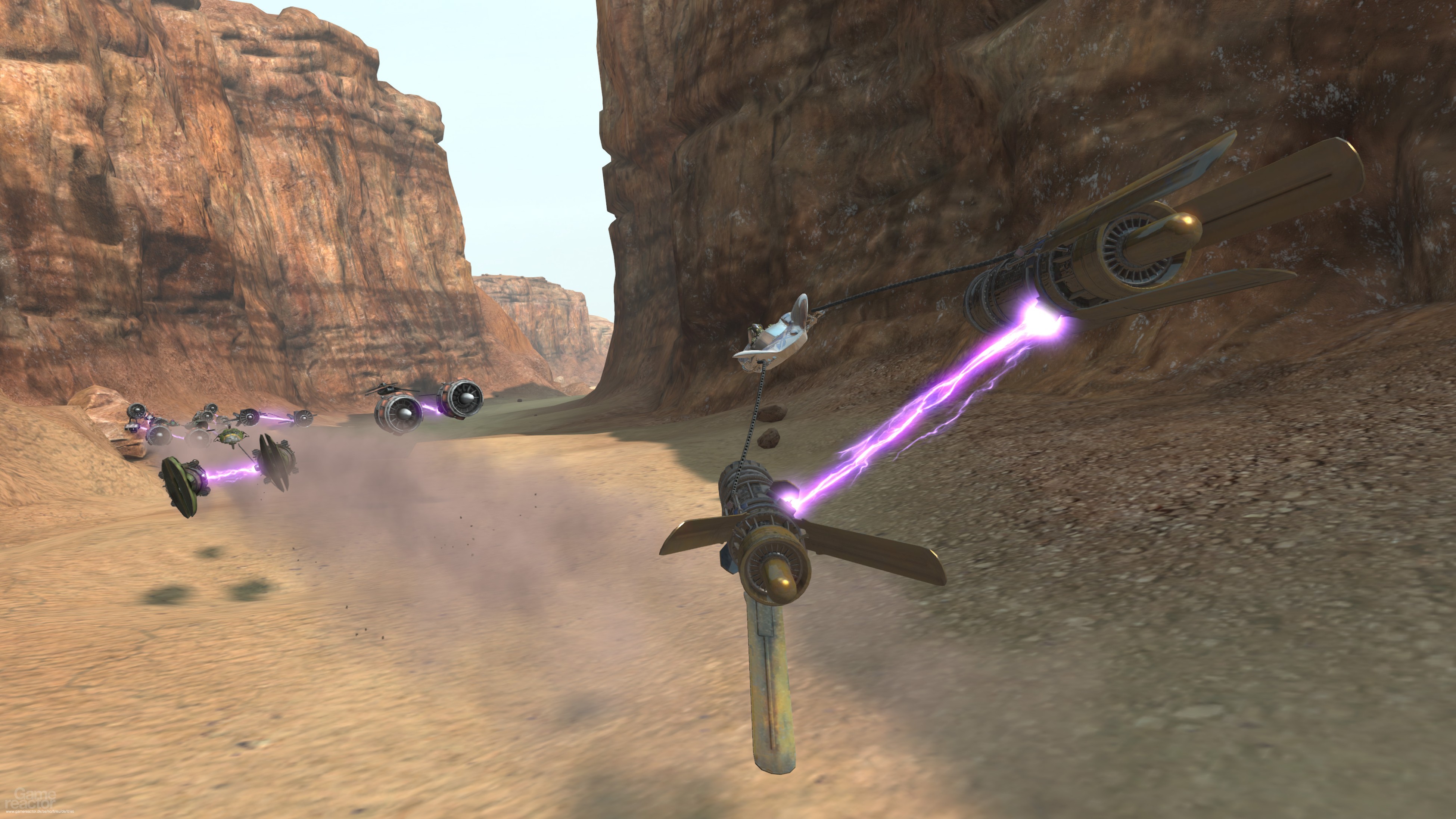 Podracing in Kinect Star Wars