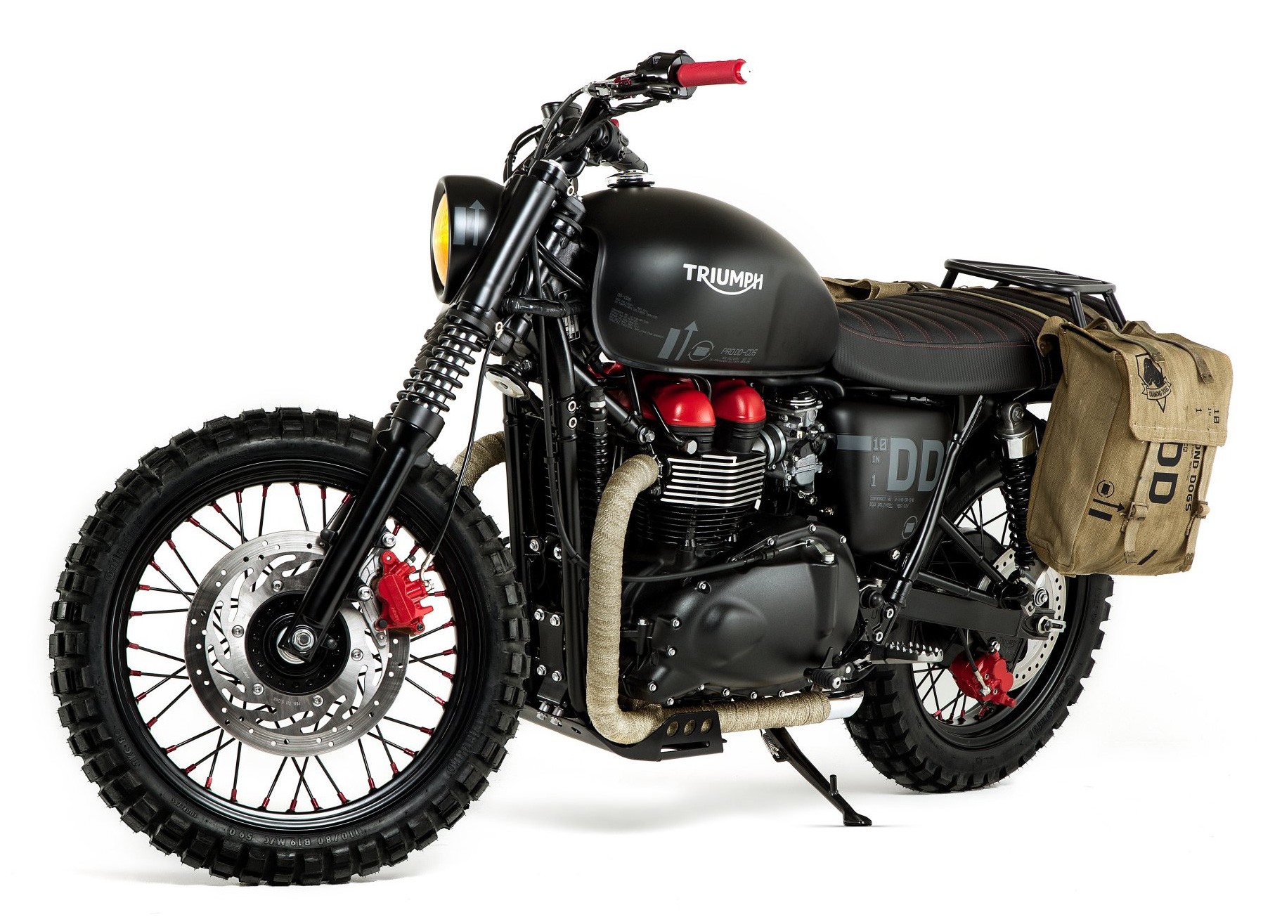 Triumph Bonneville T100 im Look von Metal Gear Solid V - Metal Gear ...