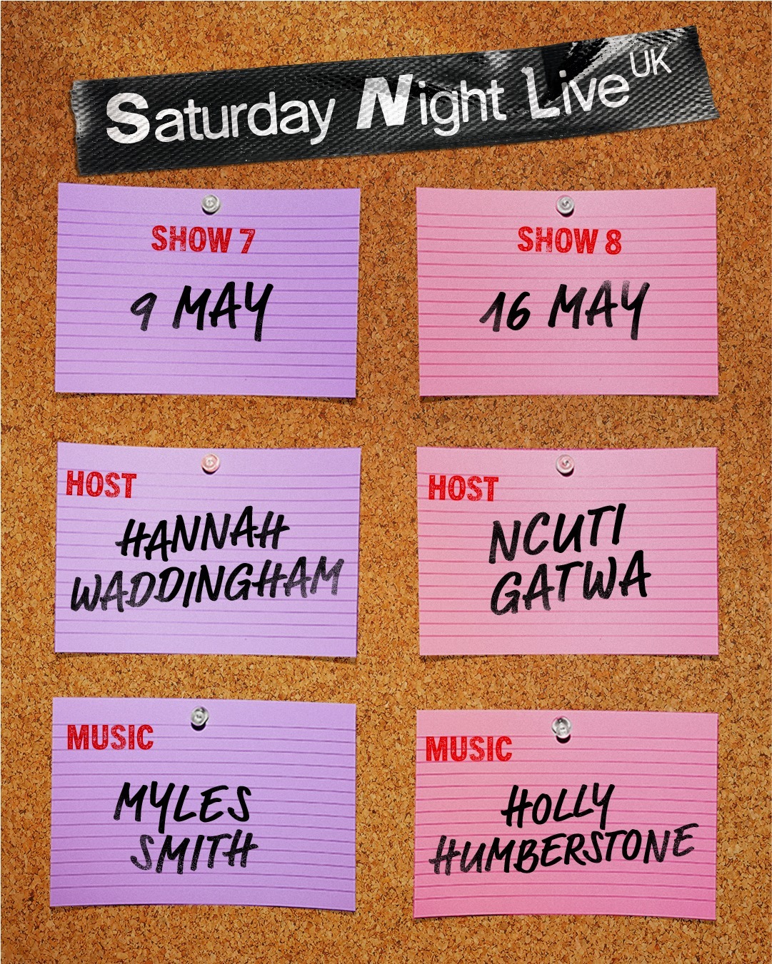 Hannah Waddingham und Ncuti Gatwa werden die letzten beiden Saturday ...