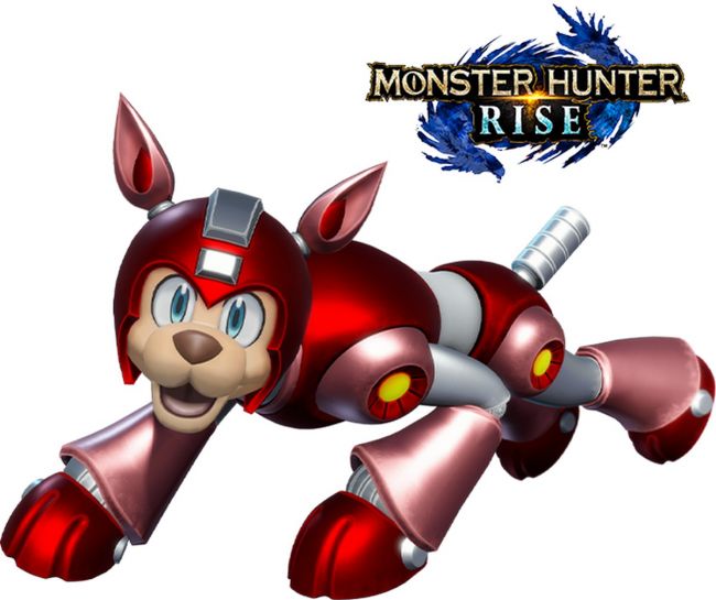 Rush aus Mega Man 11 als Palamute-Rüstung für Monster Hunter Rise ...