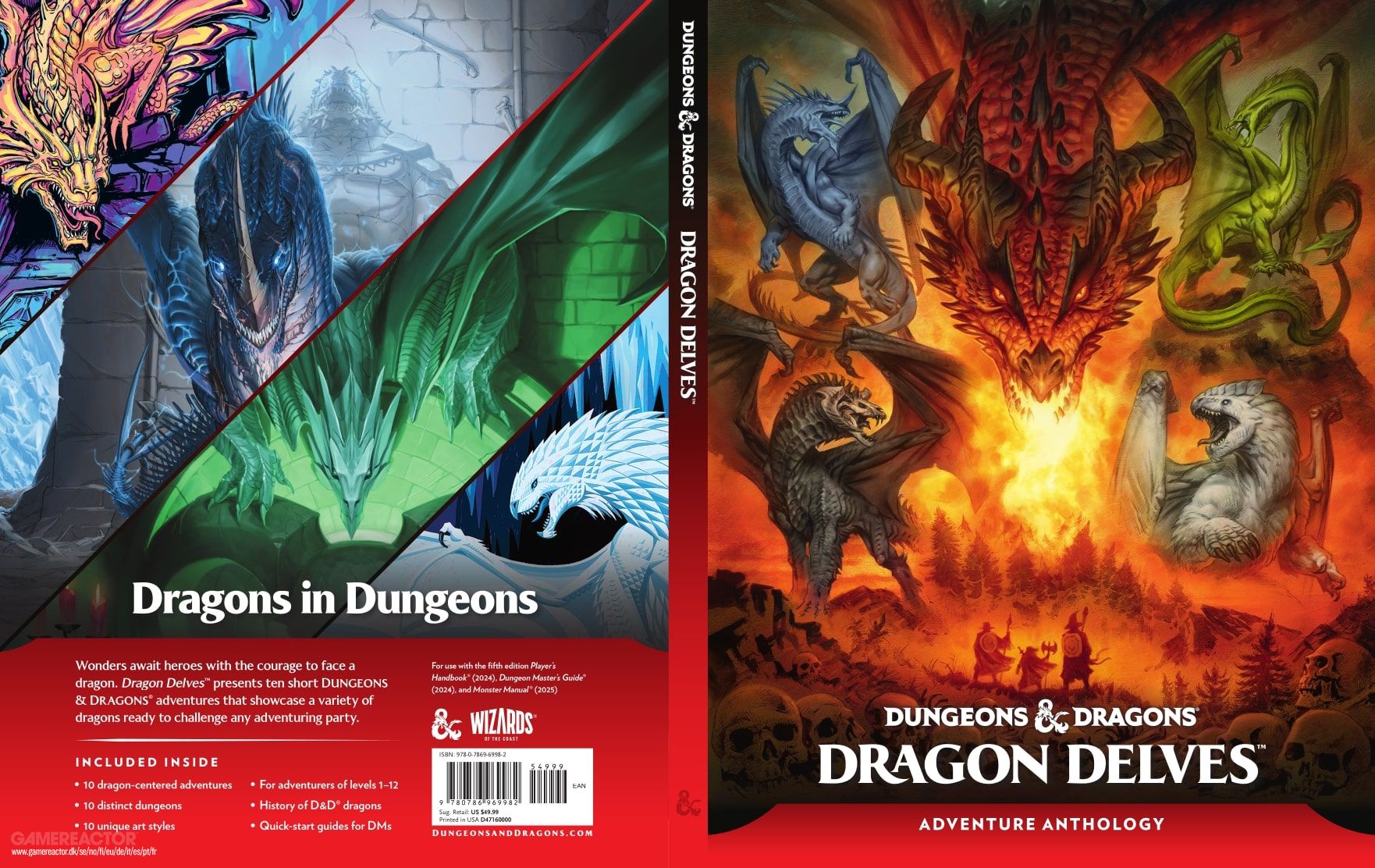 Dies ist das Cover von Dragon Delves, der nächsten Abenteuer-Anthologie ...