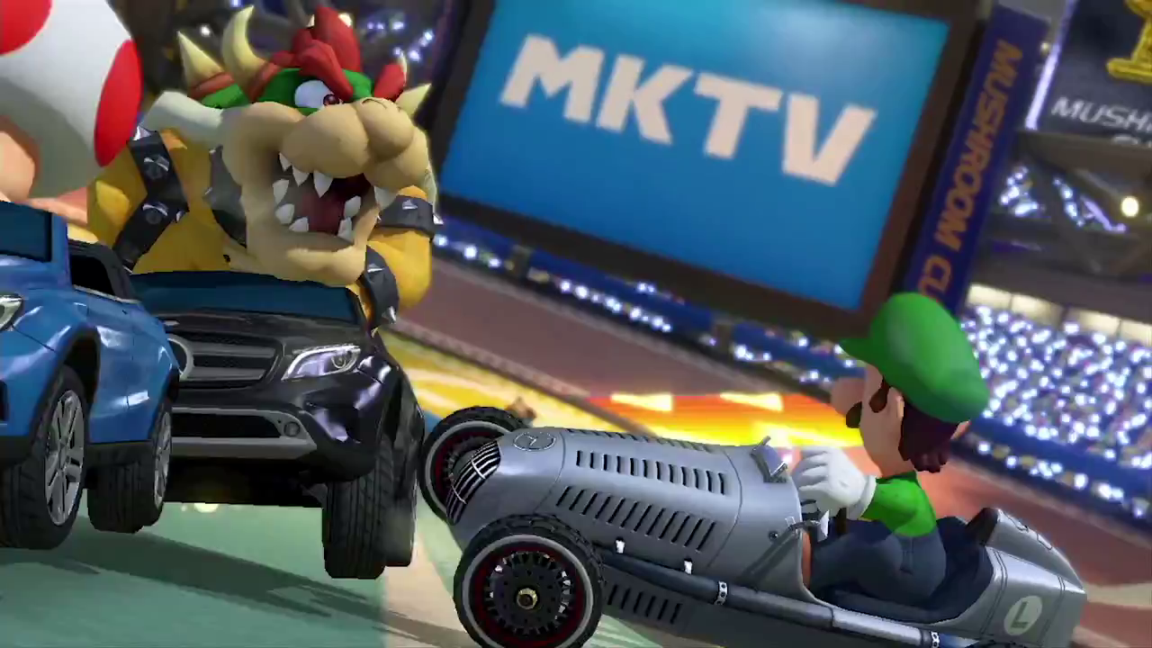 Mercedes Benz in Mario Kart 8 ab Ende August