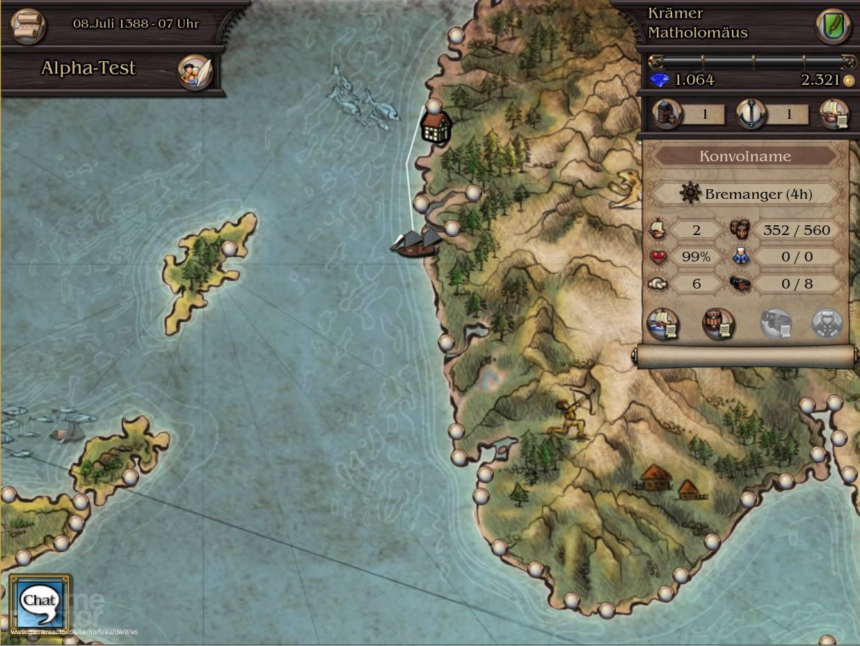Beta zu Patrizier Online gestartet