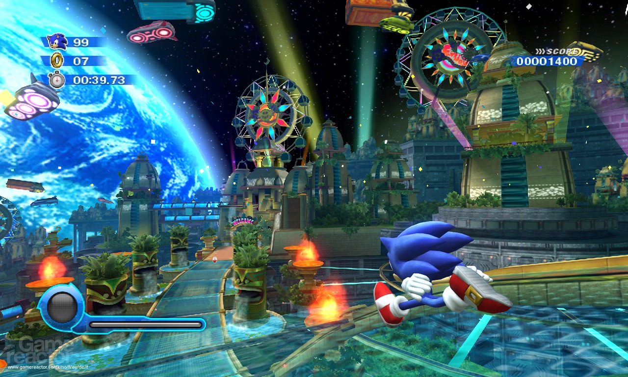 Ein Haufen Sonic Colours-Bilder