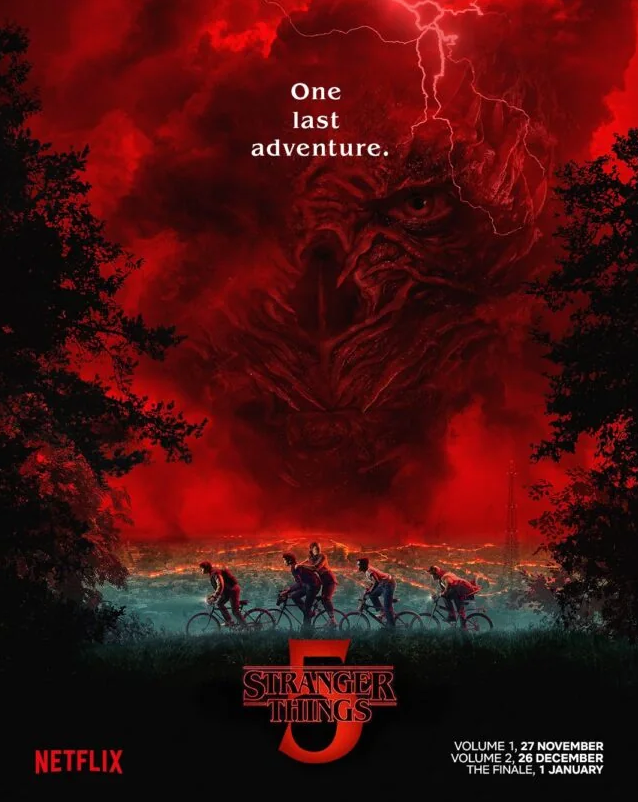 Stranger Things bereitet sich auf die letzte Staffel vor - Poster jetzt veröffentlicht ...