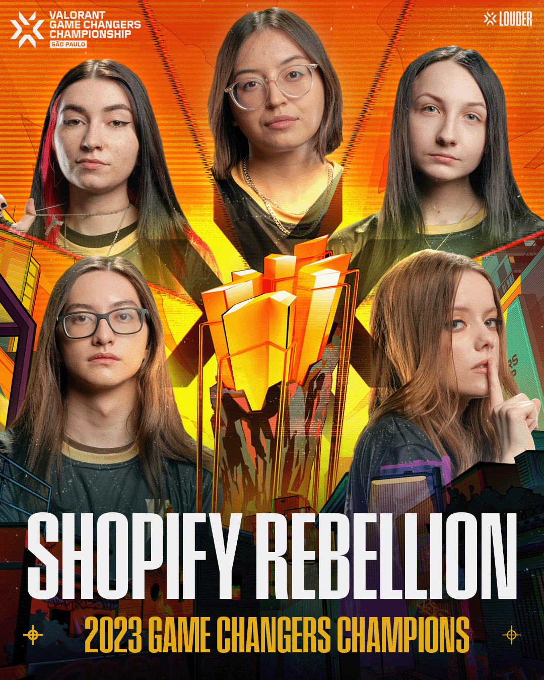 Shopify Rebellion sind die Game Changers Champions 2023 Valorant