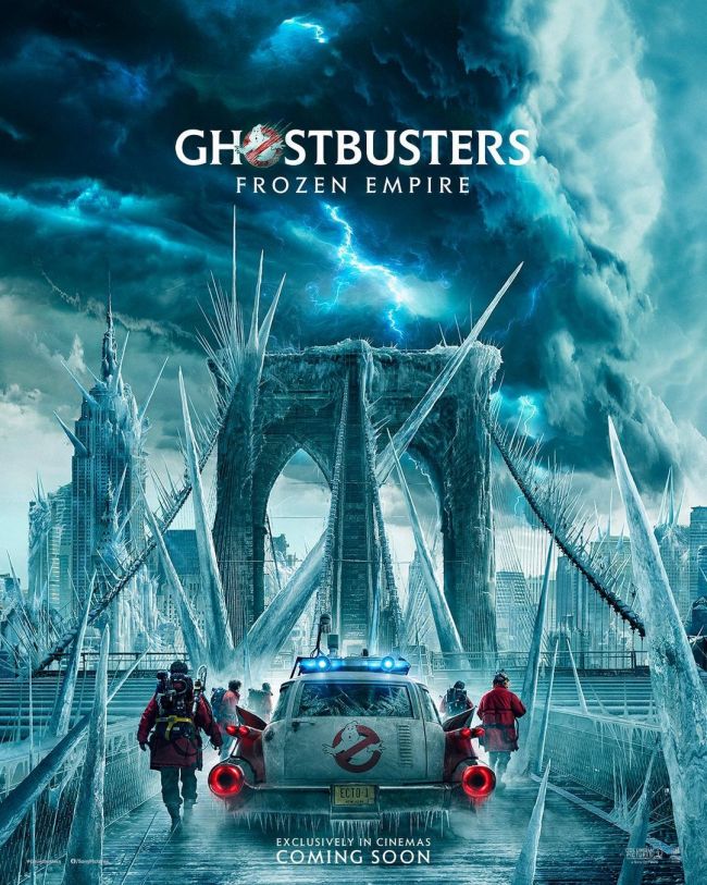 Neue Filmplakate für Ghostbusters: Frozen Empire zeigen den Bösewicht