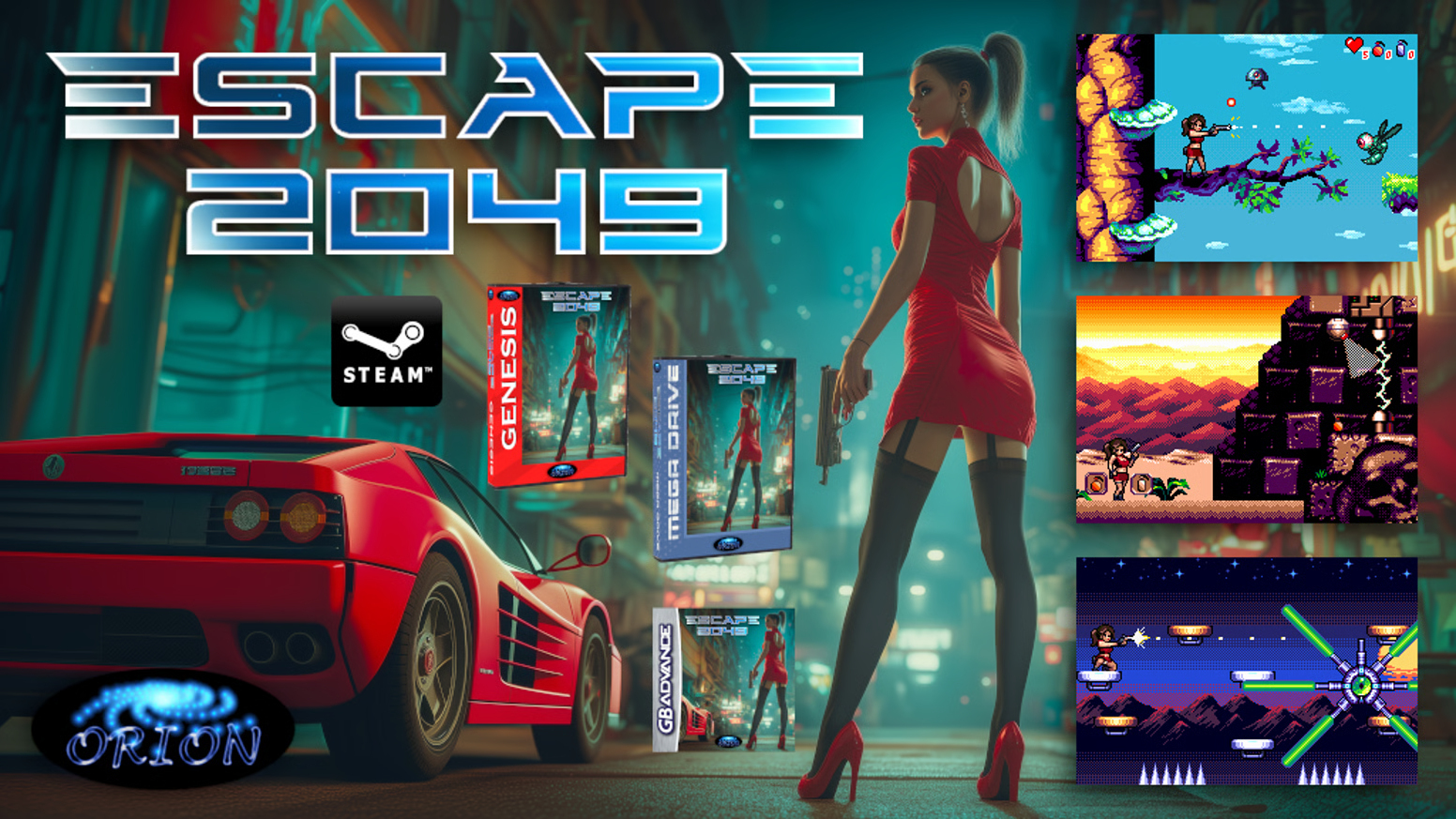 Escape 2049 für Game Boy Advance und Mega Drive angekündigt