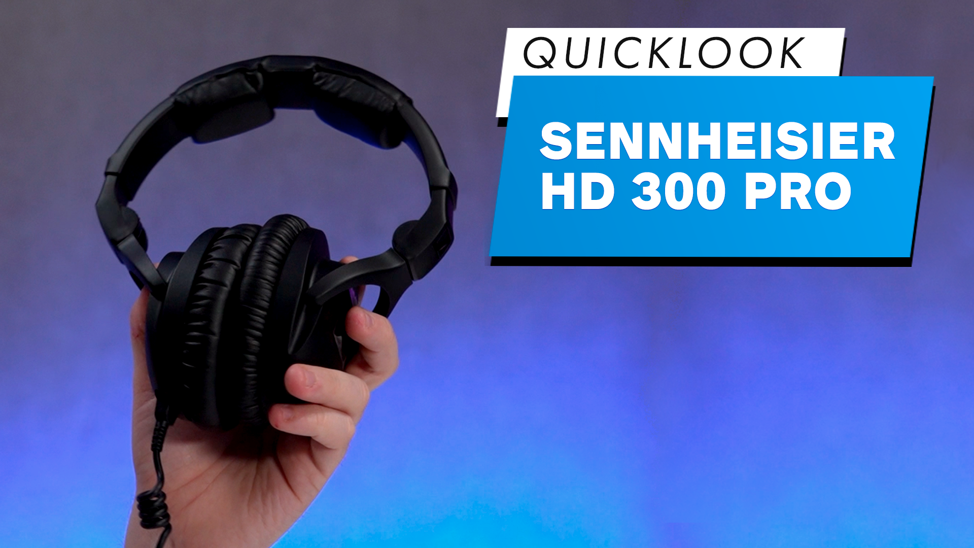 Wir haben uns den Sennheiser HD 300 Pro in der neuesten Folge von Quick Look angesehen ...