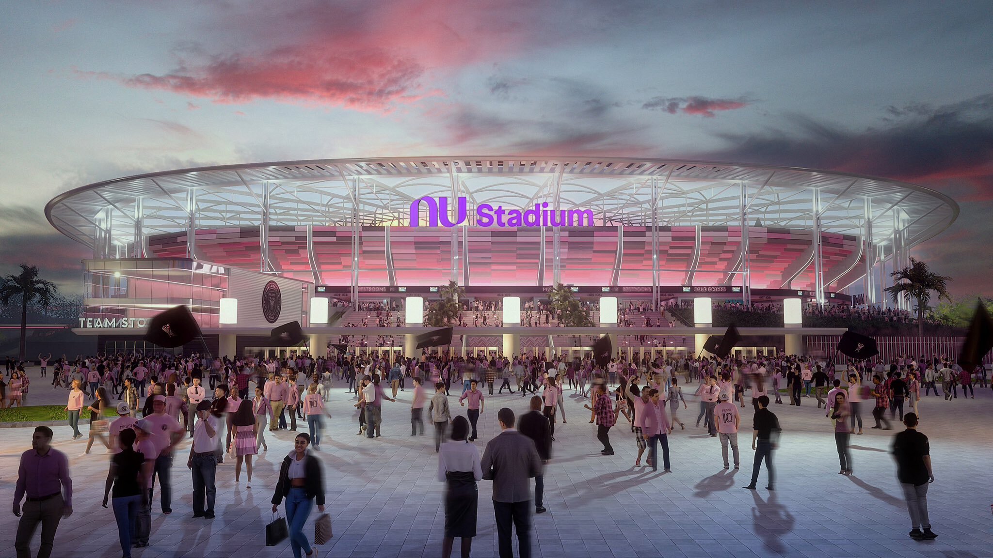 Inter Miami stellt sein neues Stadion namens Nu Stadium vor, mit ...