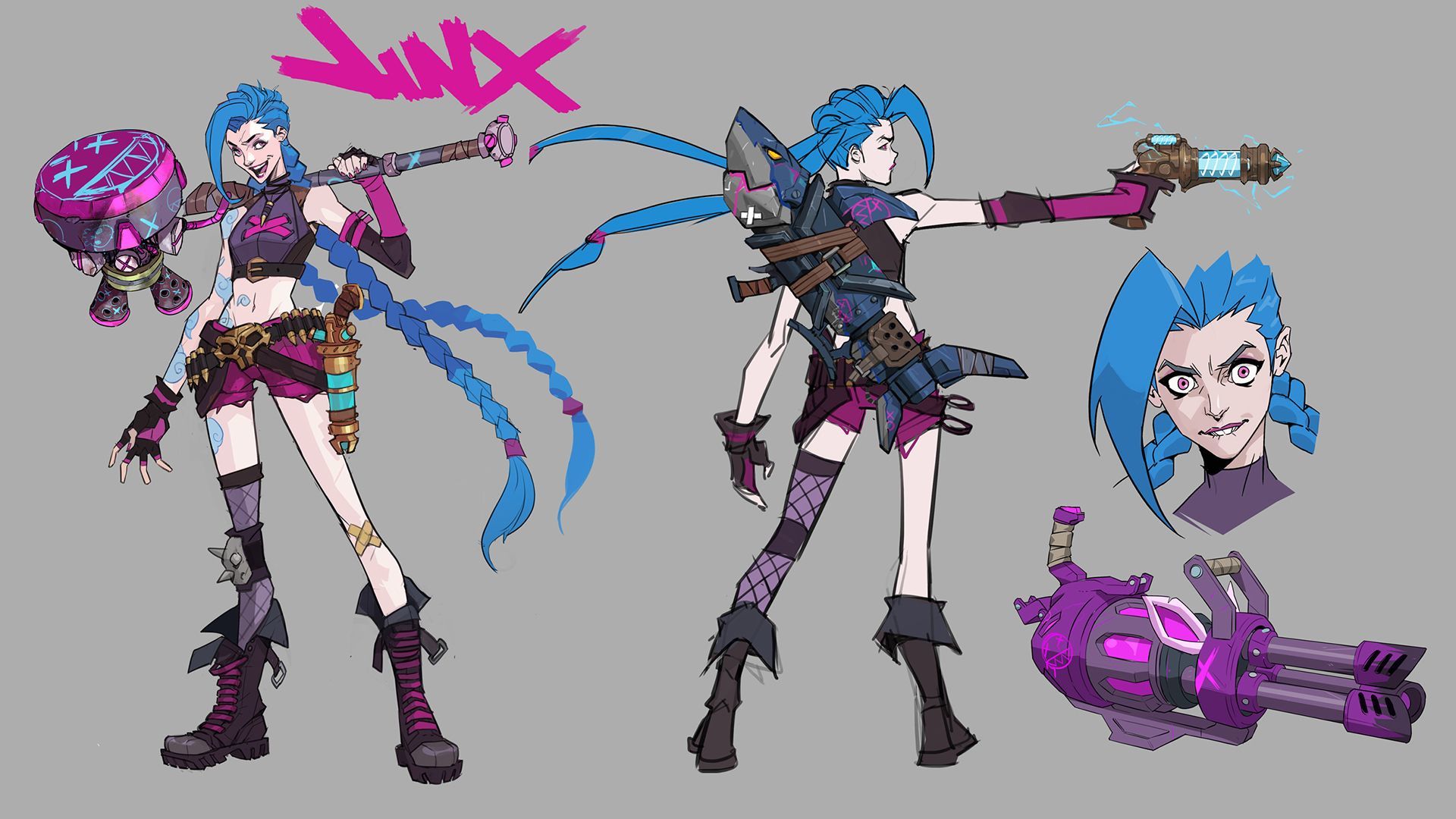 Jinx wird 2025 in Riots Kampfspiel 2XKO einsteigen