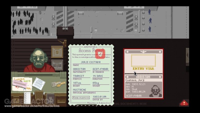 Papers, Please Kritik - Gamereactor